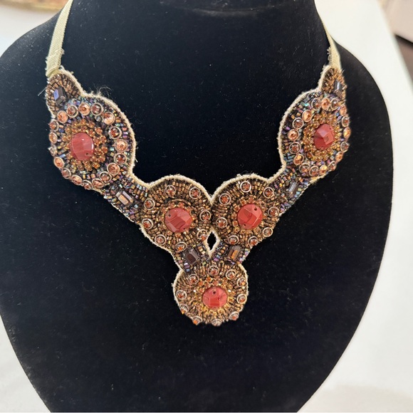 Jewelry | Intricate Beaded Bib Necklace | Poshmark